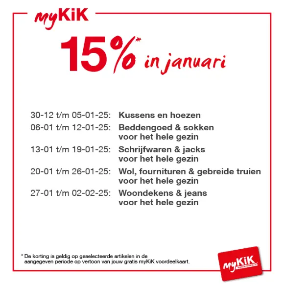 myKiK voordeelkaart | KiK Onlineshop